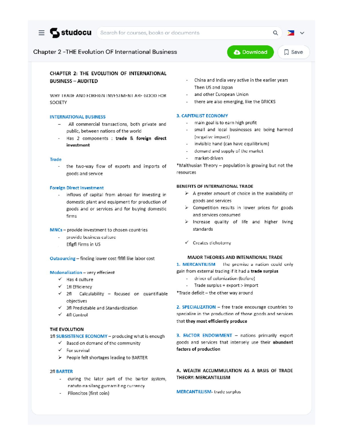 Doc1 - LESSON - Bachelor of Science in Business Administration - Studocu