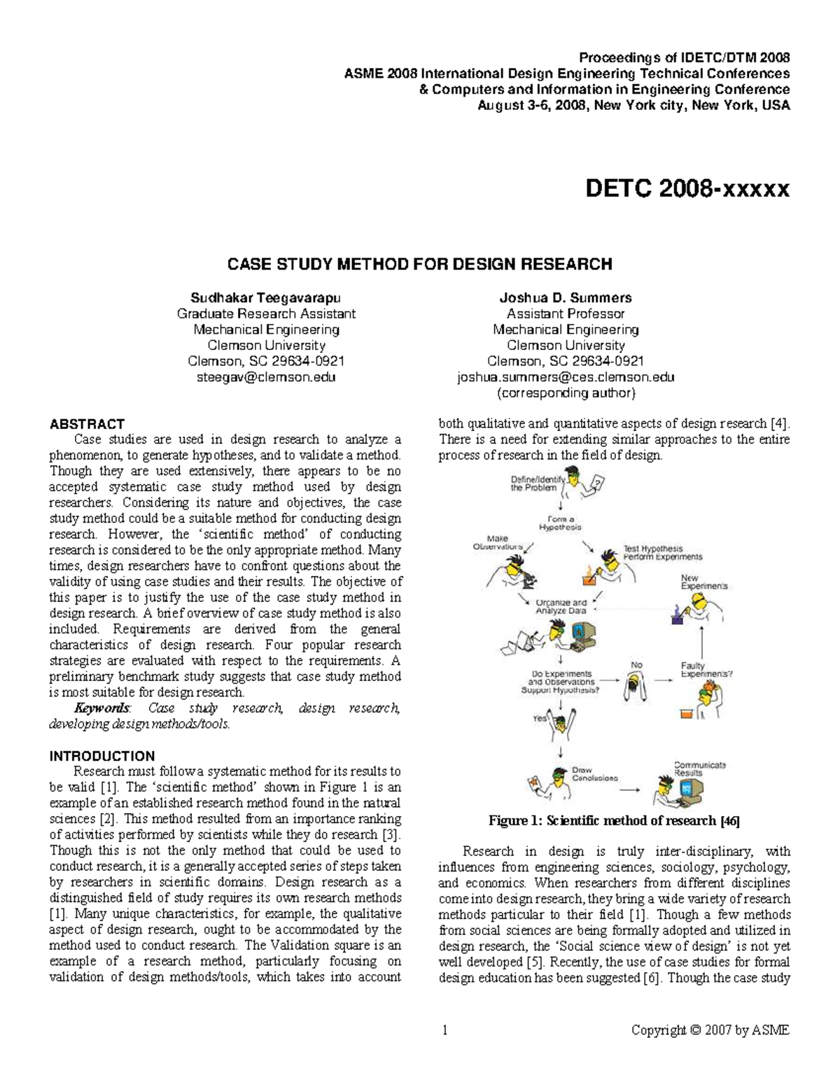 Case study method for design research A - Proceedings of IDETC/DTM 2008 ...