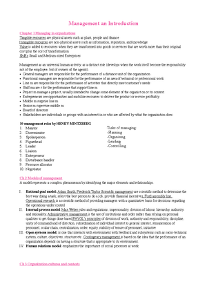 Principles OF Management pdf - GENERAL INFORMATION Book: Management 8th ...