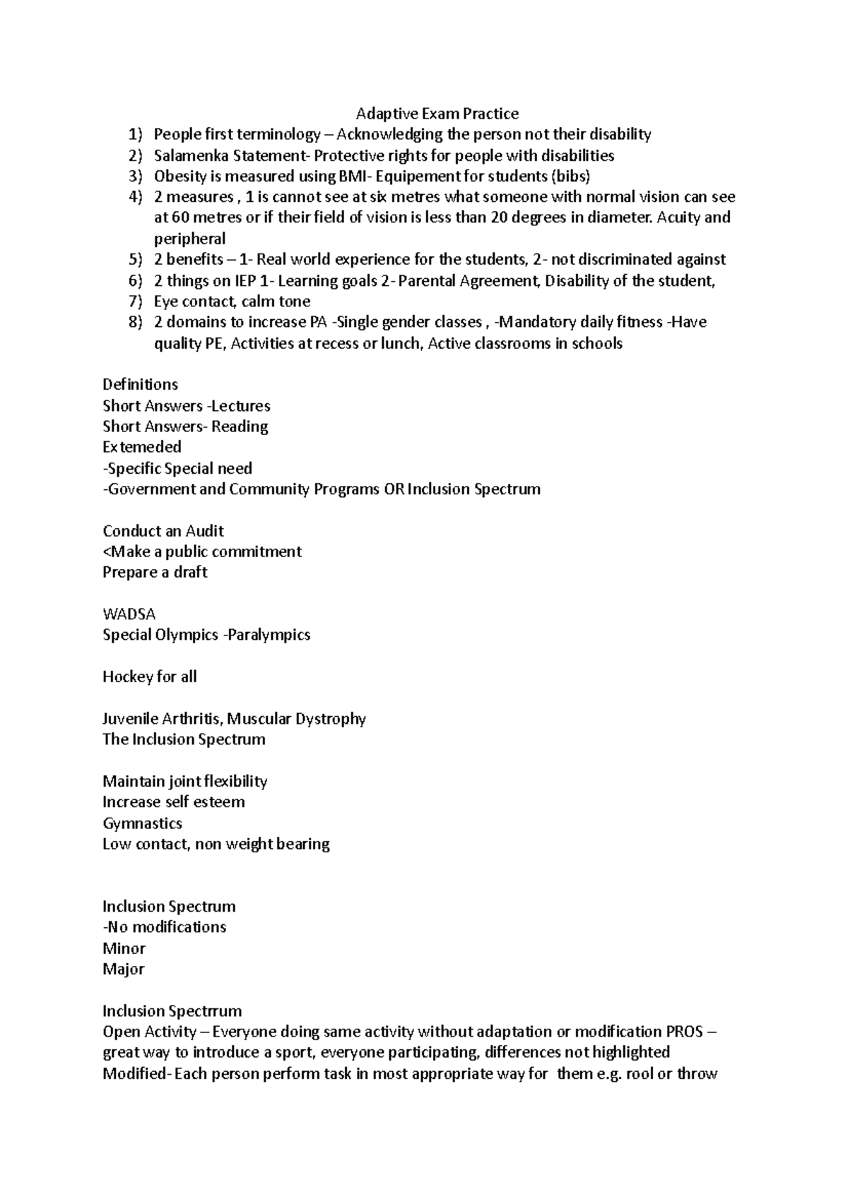 Adaptive Exam Practice - Adaptive Exam Practice People first ...