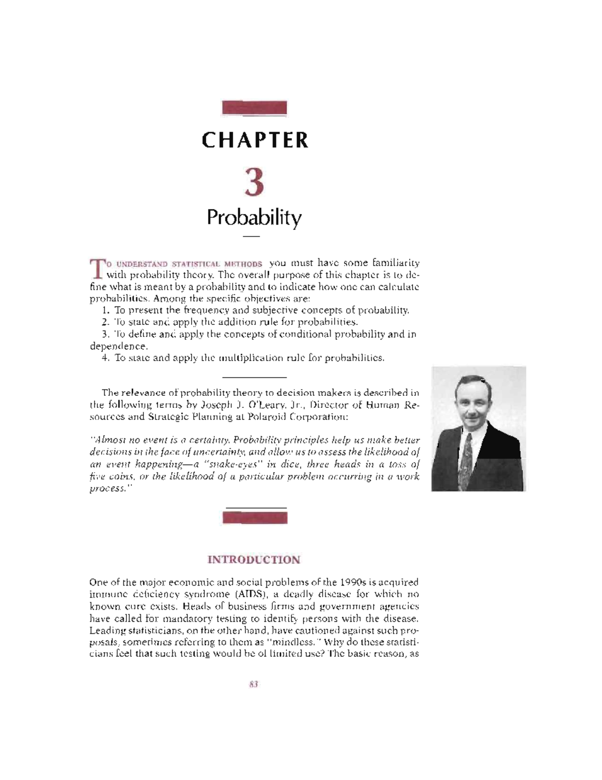 Statistics for Business and Economics Methods and Applications Ch3 ...