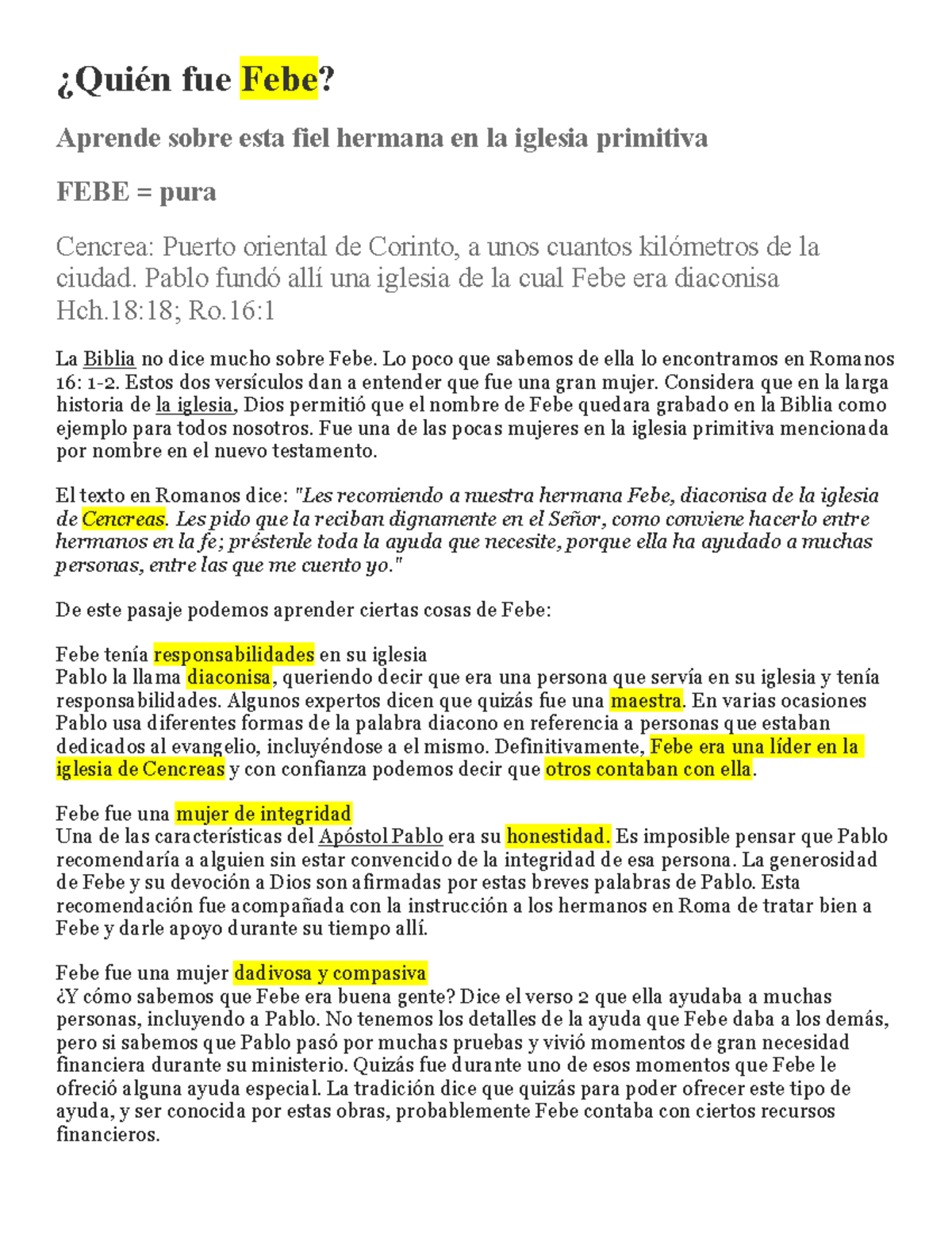 Quién fue Febe, breve descripción de Febe - ¿Quién fue Febe? Aprende ...