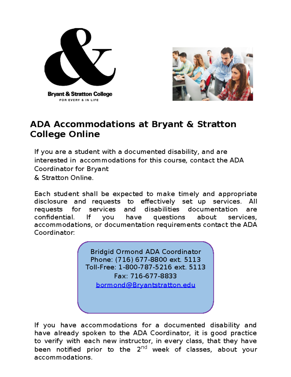 ADA Statement - This Is Just School Needed DOCS! - ADA Accommodations ...