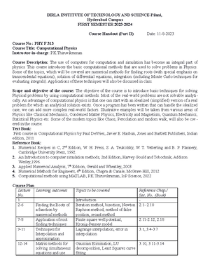 Problem Sheet I - hey - Problem Sheet I (Root finding and interpolation ...