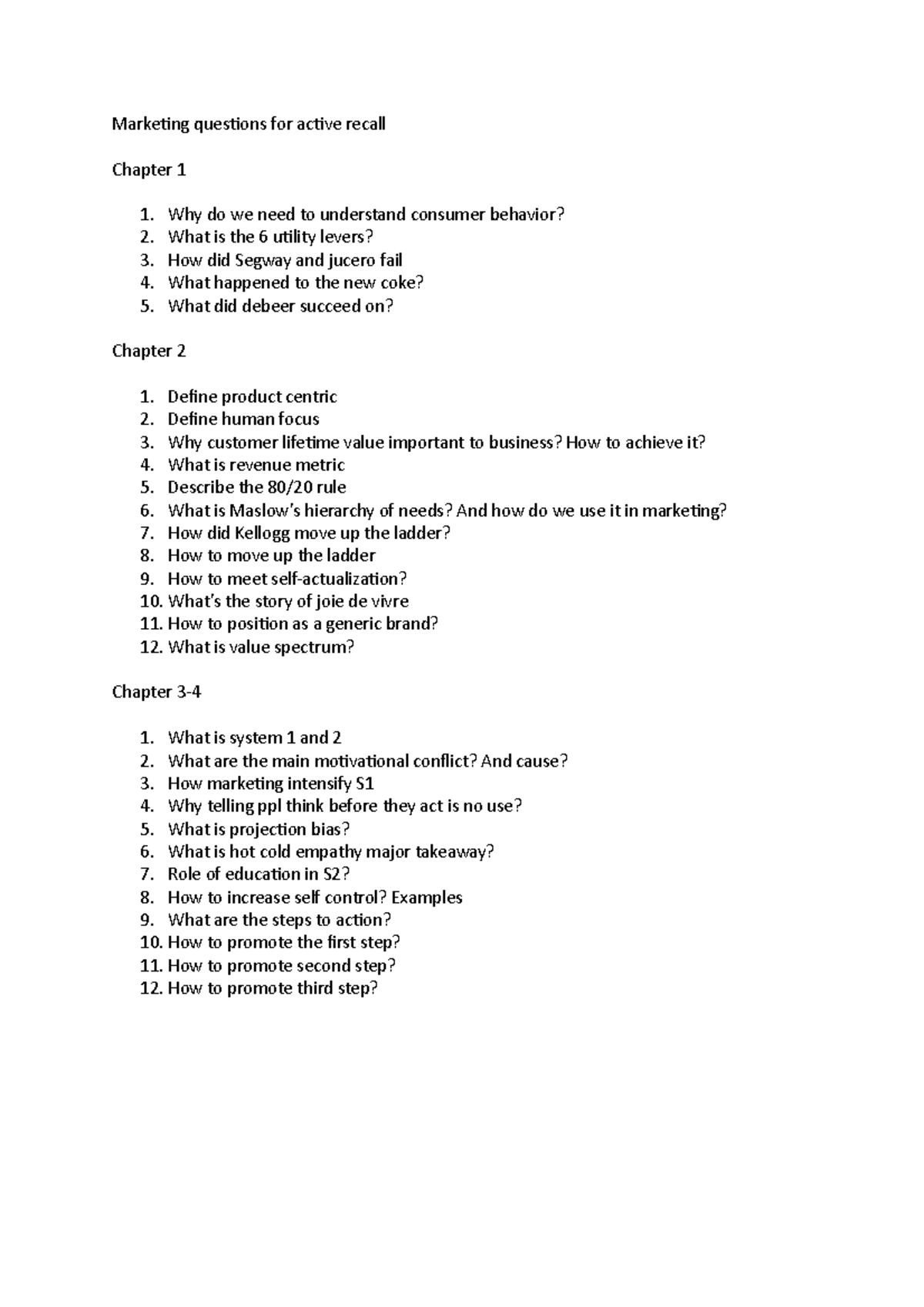 Marketing questions for active recall - rumor is true/fake vs consumer ...