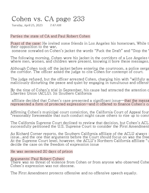 Riley vs. California 14 - Rule of law: Under the Fourth Amendment, the ...