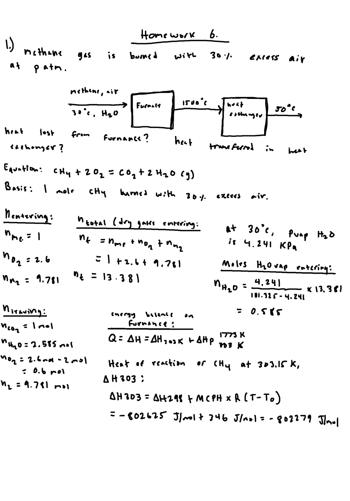 Thermodynamics Problems Notes 5 - CHEM 2070 - Studocu