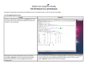 Lab 3 Brisco-Clark Miah - CYB 230 Module Three Lab Worksheet Complete ...