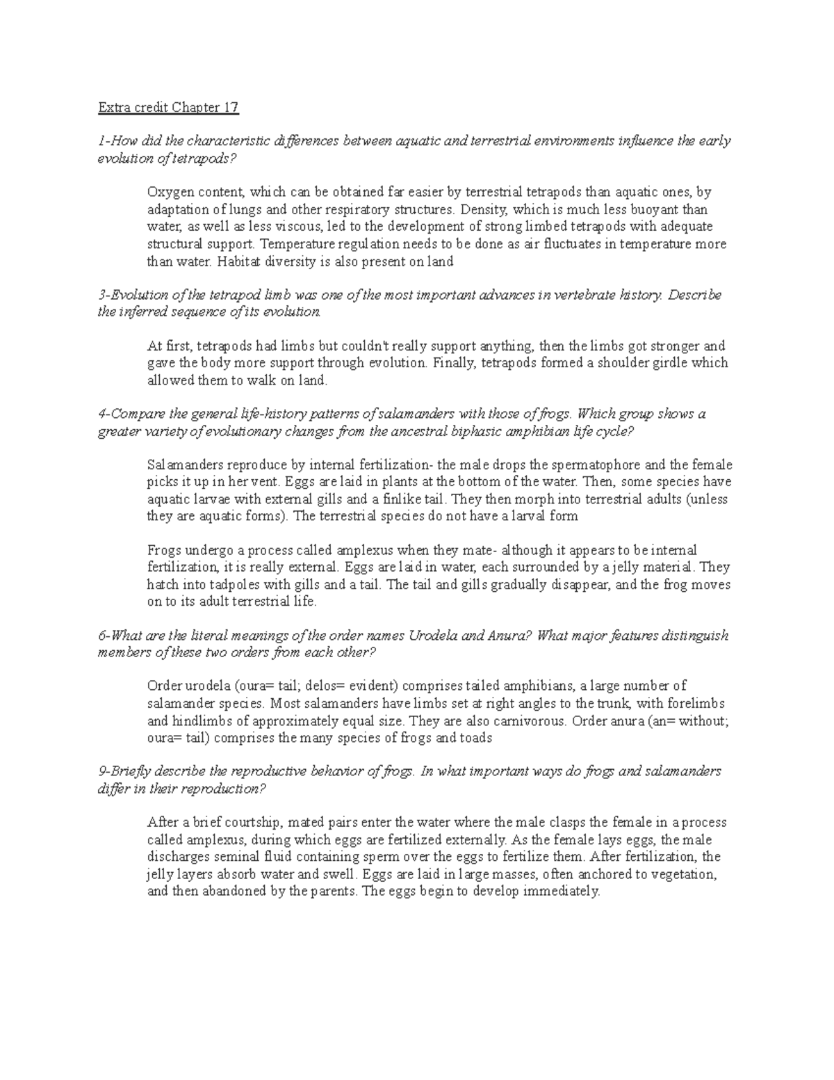 Ch 17 ex cred - mcgraw hill textbook questions and answers - Extra ...