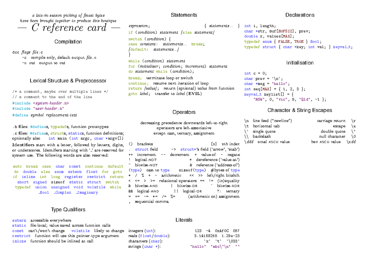 C-qrc - ref - a late-in-season picking of finest bytes have been ...