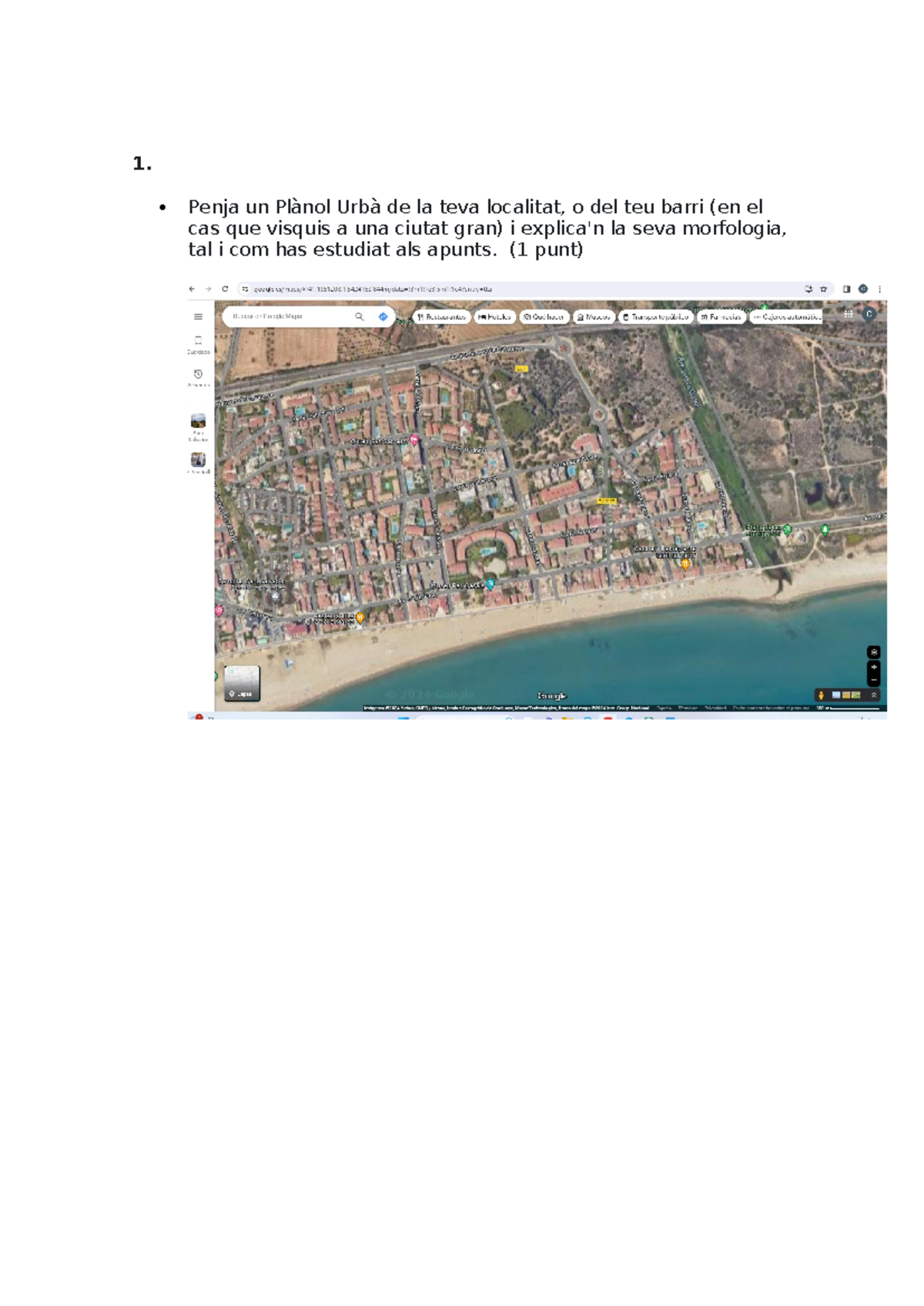 Activitat 1 - deeeeeeeeeeeeeeeeee - 1. Penja un Plànol Urbà de la teva ...