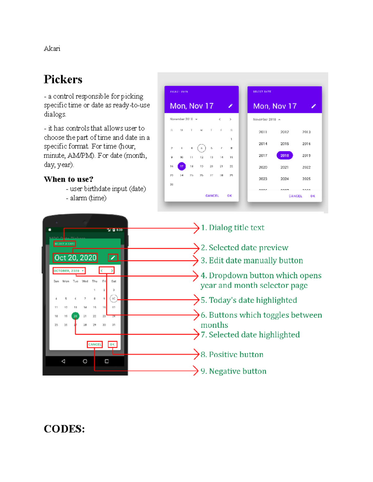 Akari - Event Capable Input Contol - Mobile App Programming 1 (Android OS and Java) - Studocu