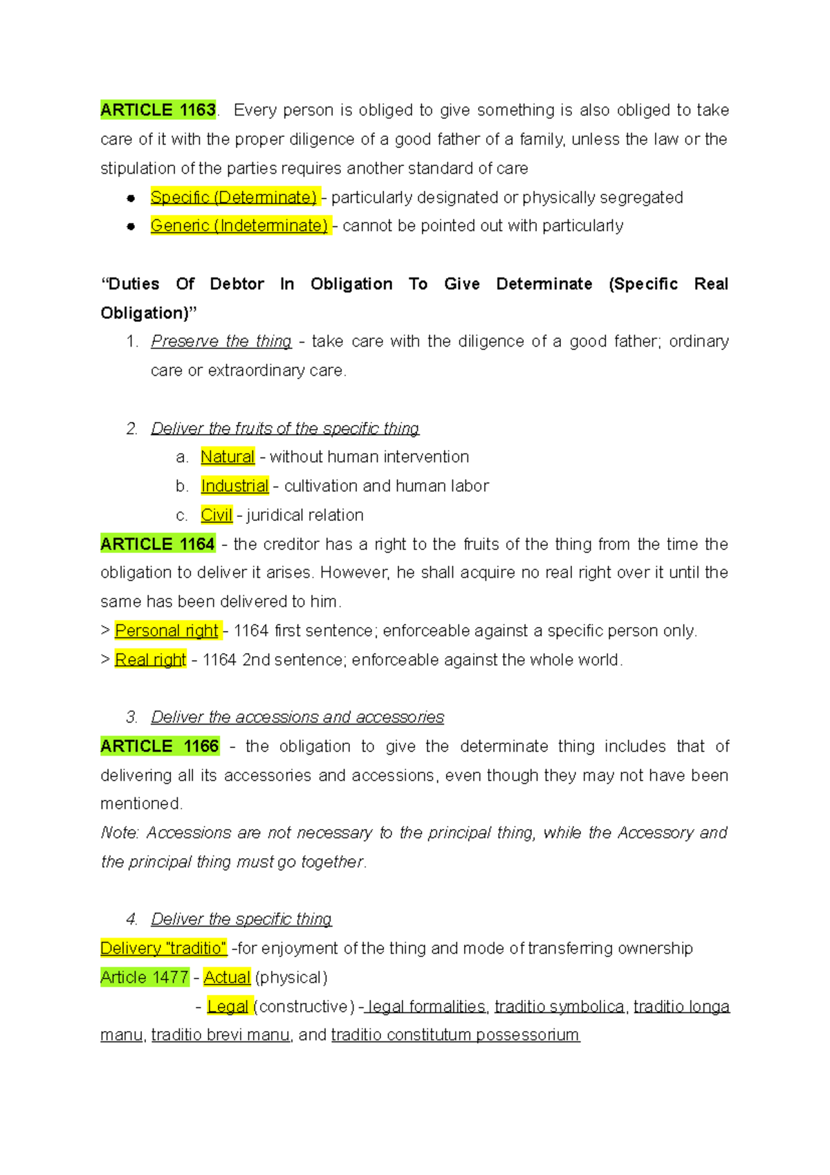 ARTICLE 1163 1178 Highlighted Reviewer ARTICLE 1163 Every Person