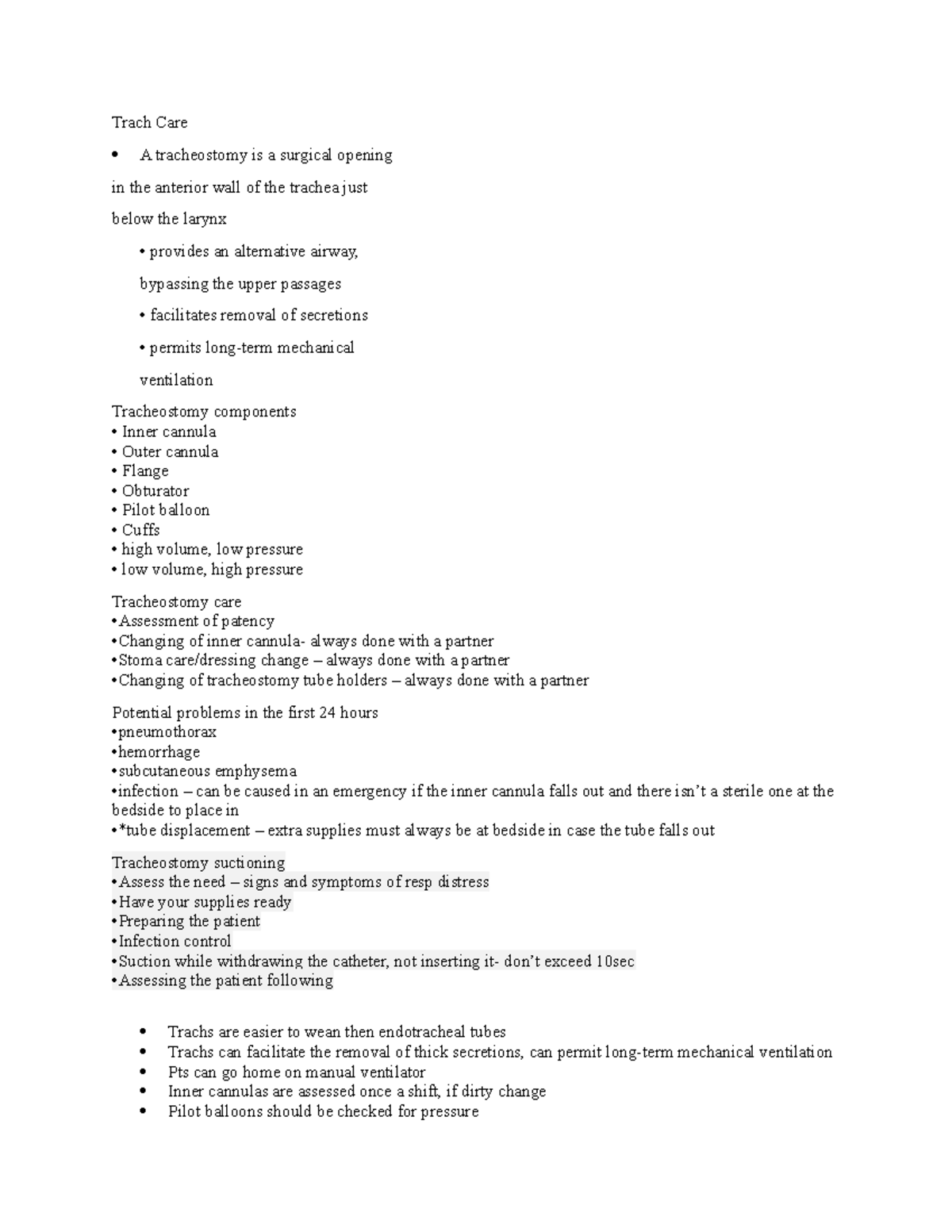 Blood transfusion and Trach - Trach Care A tracheostomy is a surgical ...