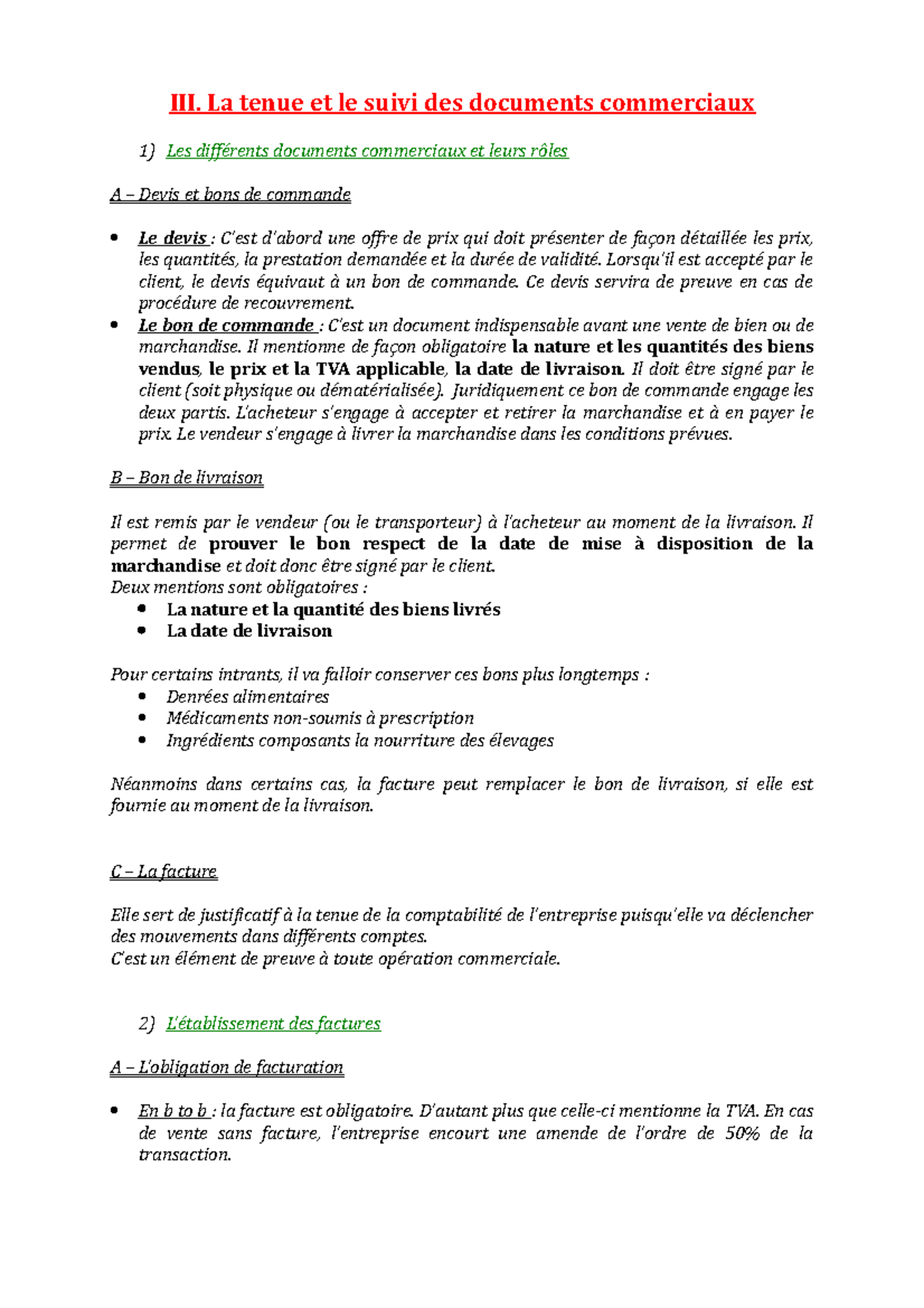 CM 3 - Cours magistral de Gestion financière L3 LEA. Partie 3. - III ...