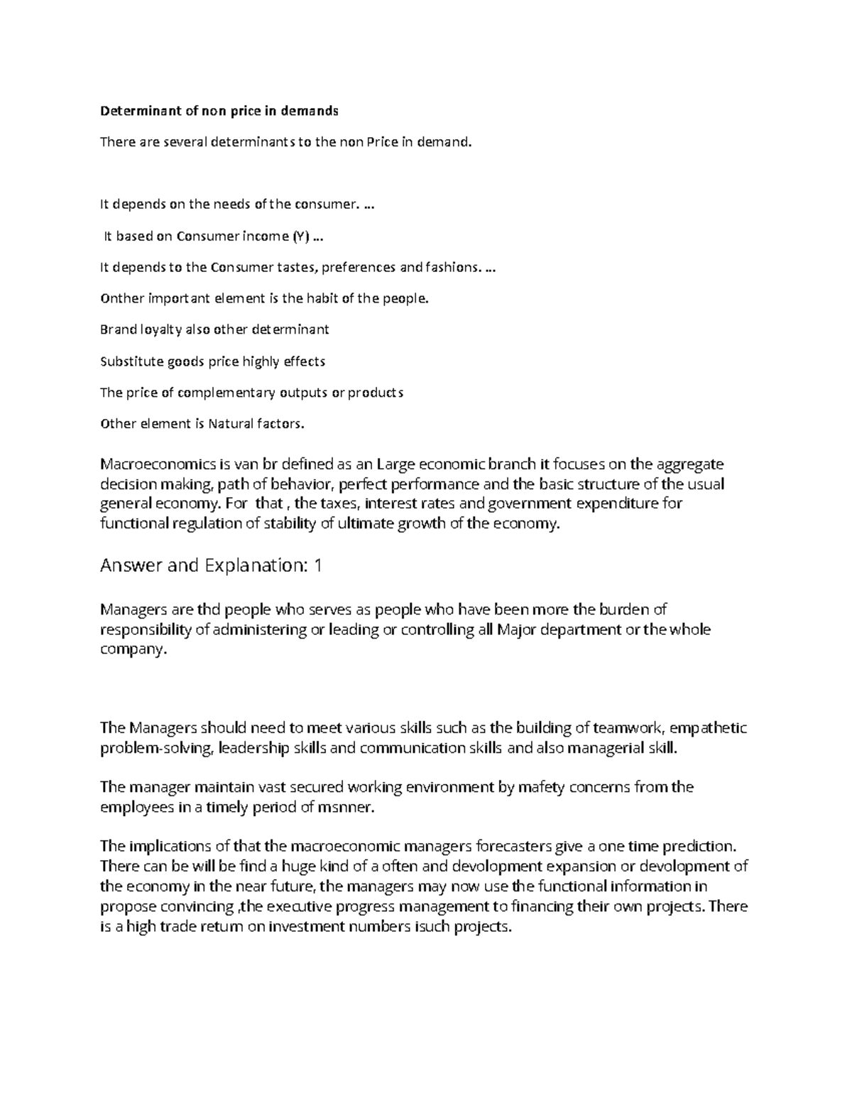 Demand Determinants as non price - Determinant of non price in demands ...