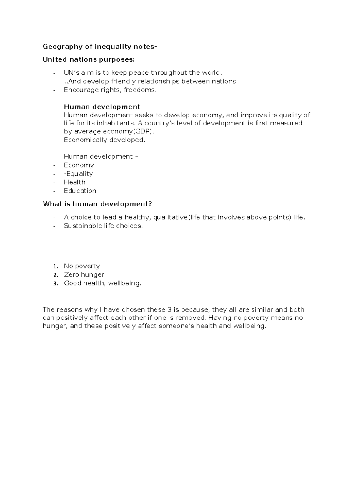 Geography of inequality notes - Geography of inequality notes- United ...