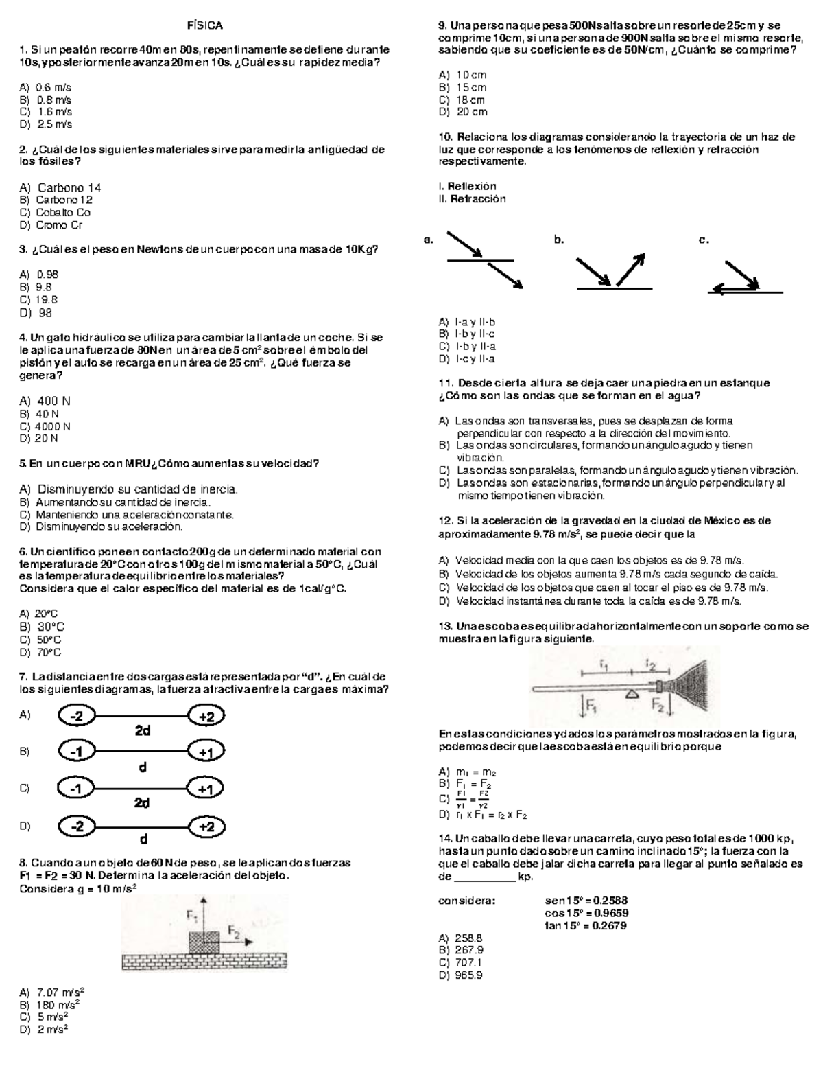 Banco de física - VFDG T RH D DSF FTHTR NTR - FÍSICA Si un peatón ...