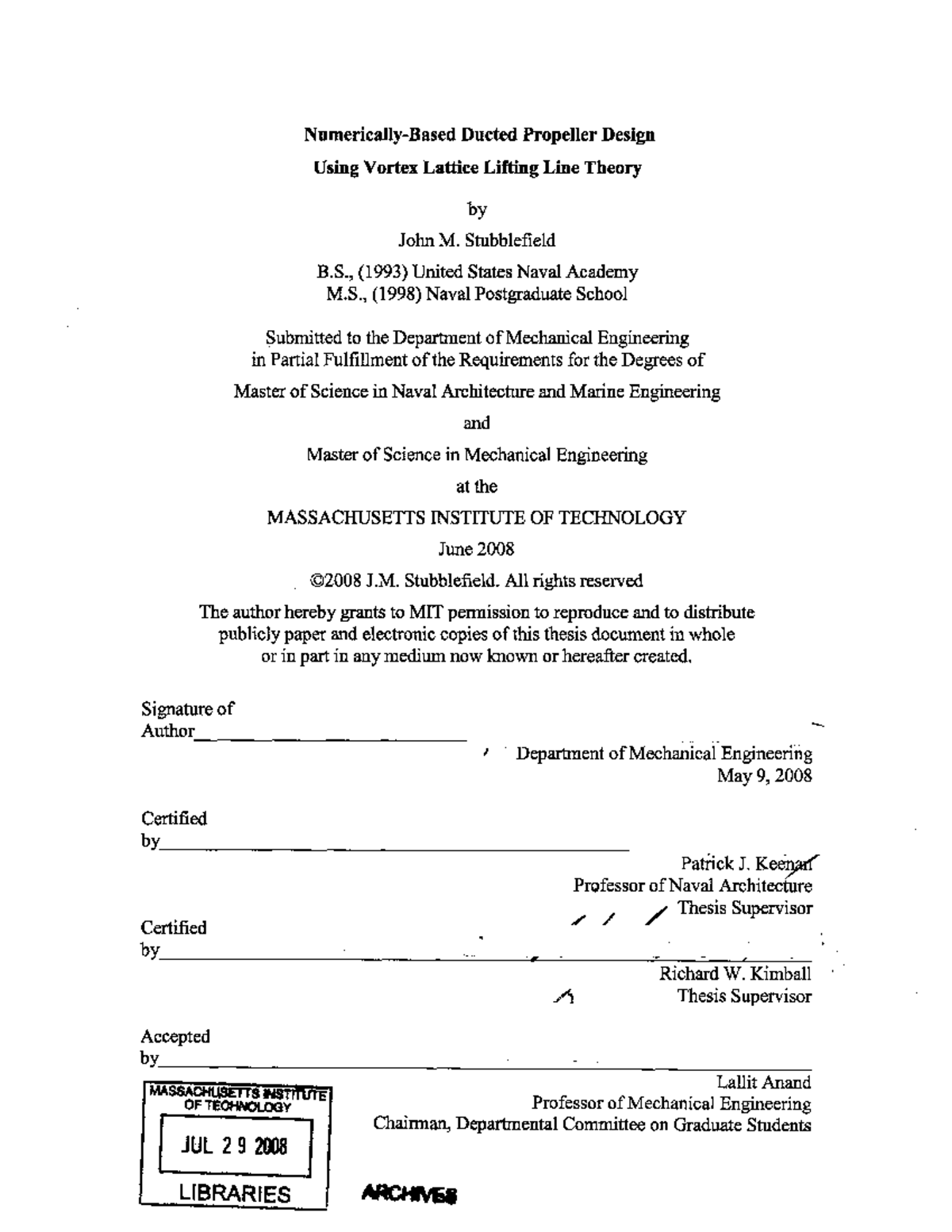 302266445-MIT - NAav - Numerically-Based Ducted Propeller Design Using ...