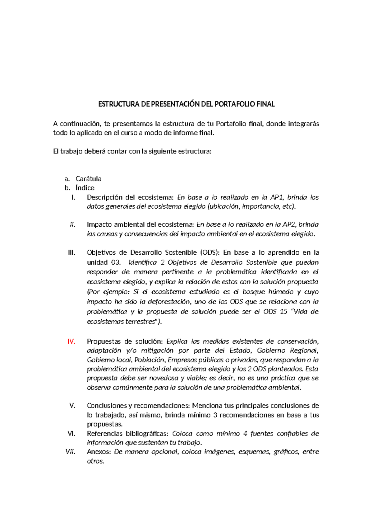 Portafolio Final Individuo y medio ambiente Ciclo q - ESTRUCTURA DE ...