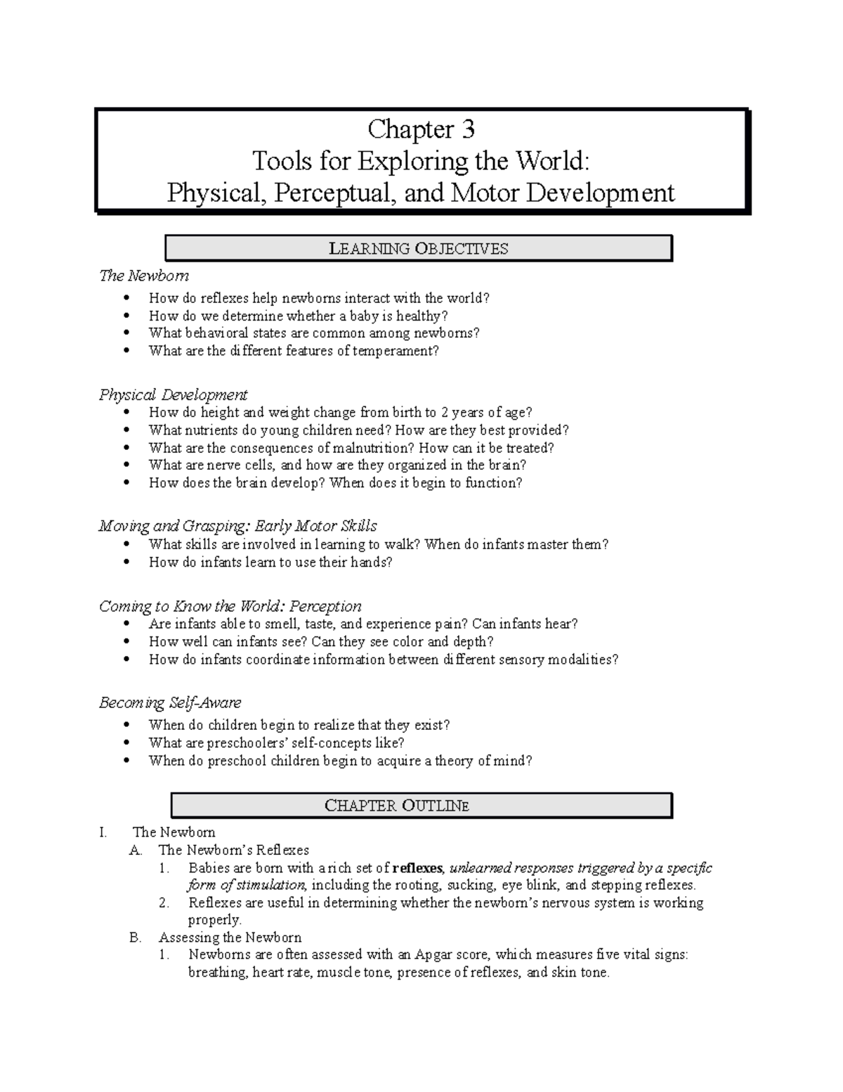 Chapter 3 Notes for Study - Chapter 3 Tools for Exploring the World ...