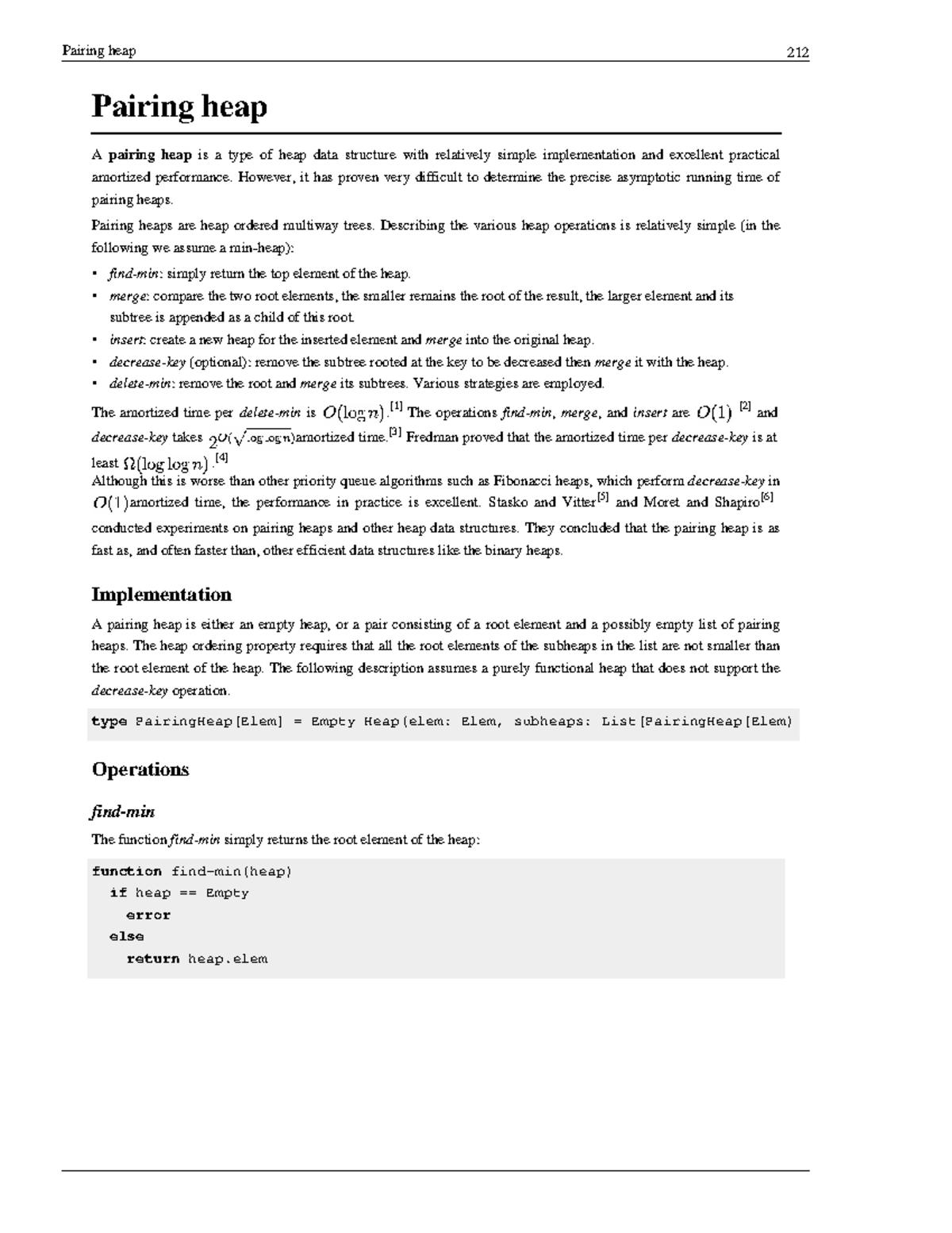 Advanced DS8pdf - Pairing heap 212 Pairing heap A pairing heap is a type of heap data structure ...