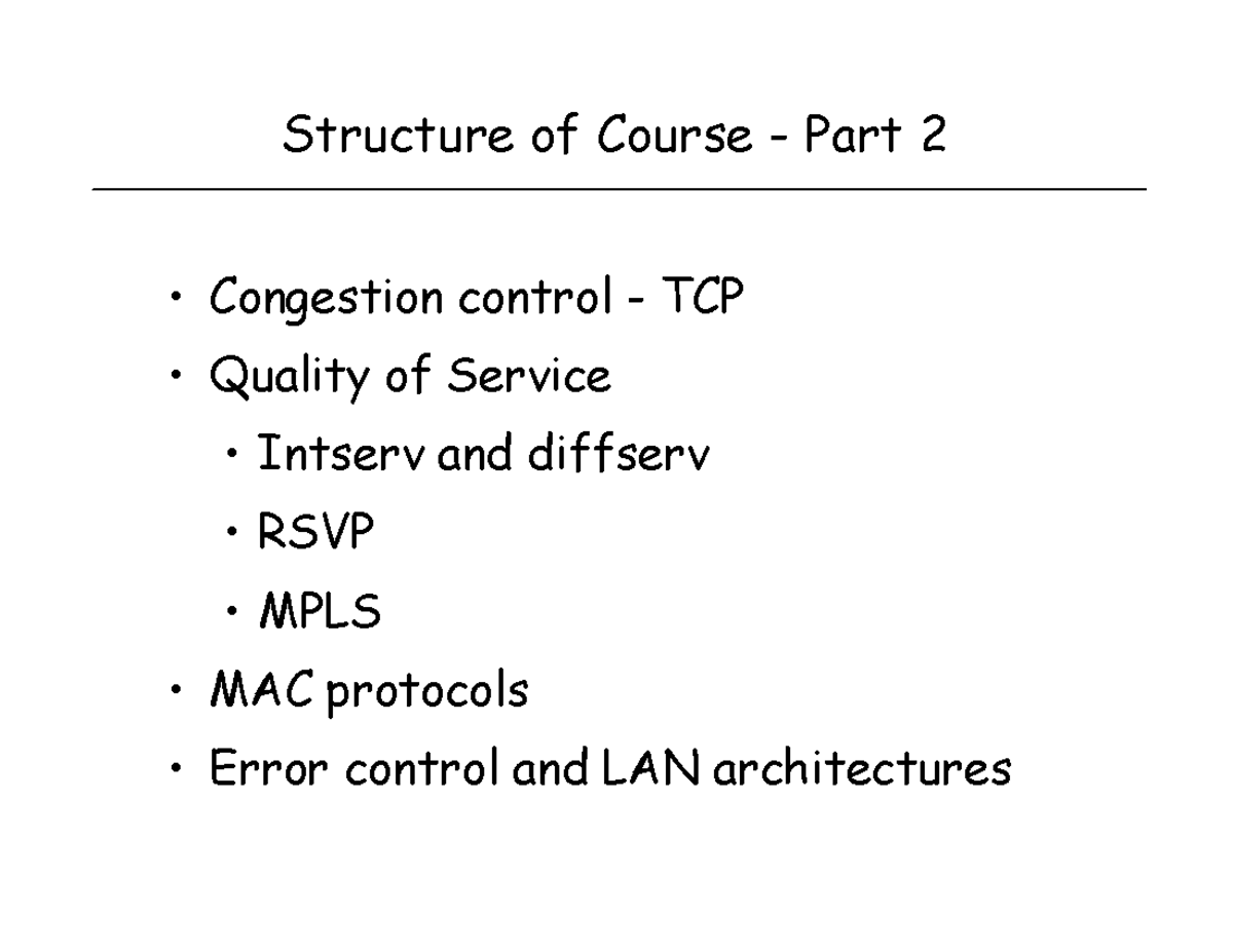 ECTE992 Lecture 6B - Internet Networking Protocols Dr Kwan-Wu Chin Mr Daniel Franklin ...
