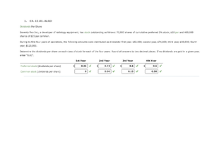 ACC 201 Summary Report - Summary Report: Financial Statements CHERISE ...