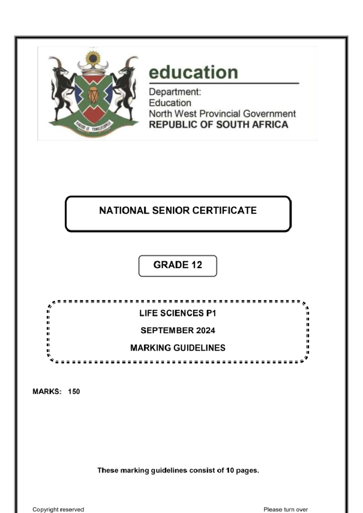 NW NSC LFSC P1 MG WITH Inputs ENG SEPT 2024-1 - NSC – Marking ...