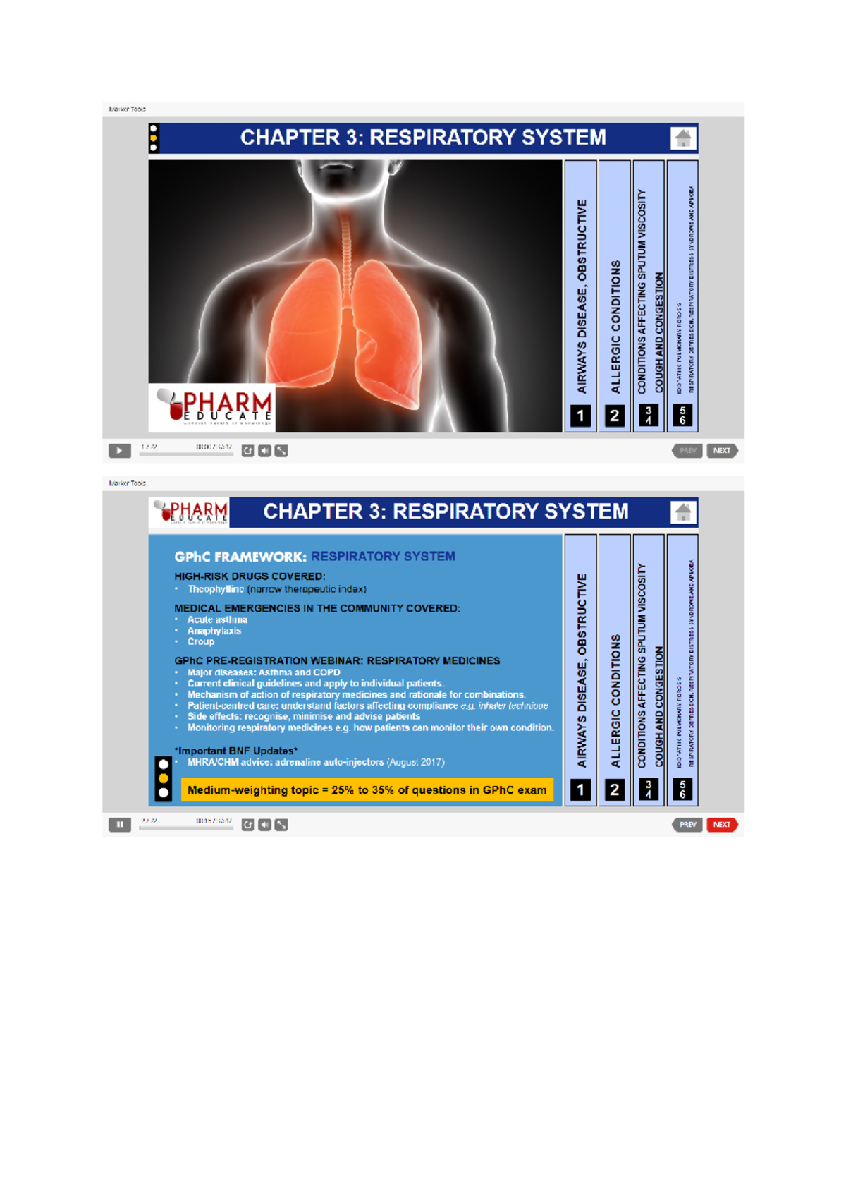 Chapter 3 respiratory system - MPHM13 - Studocu