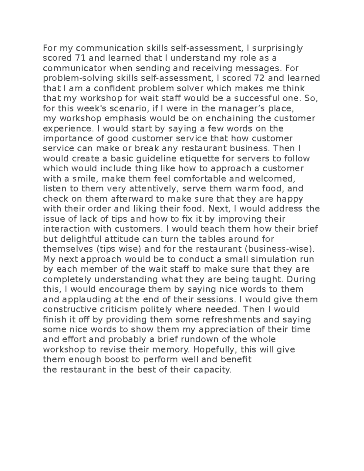 3-3 Discussion- Communication in Action - For my communication skills ...