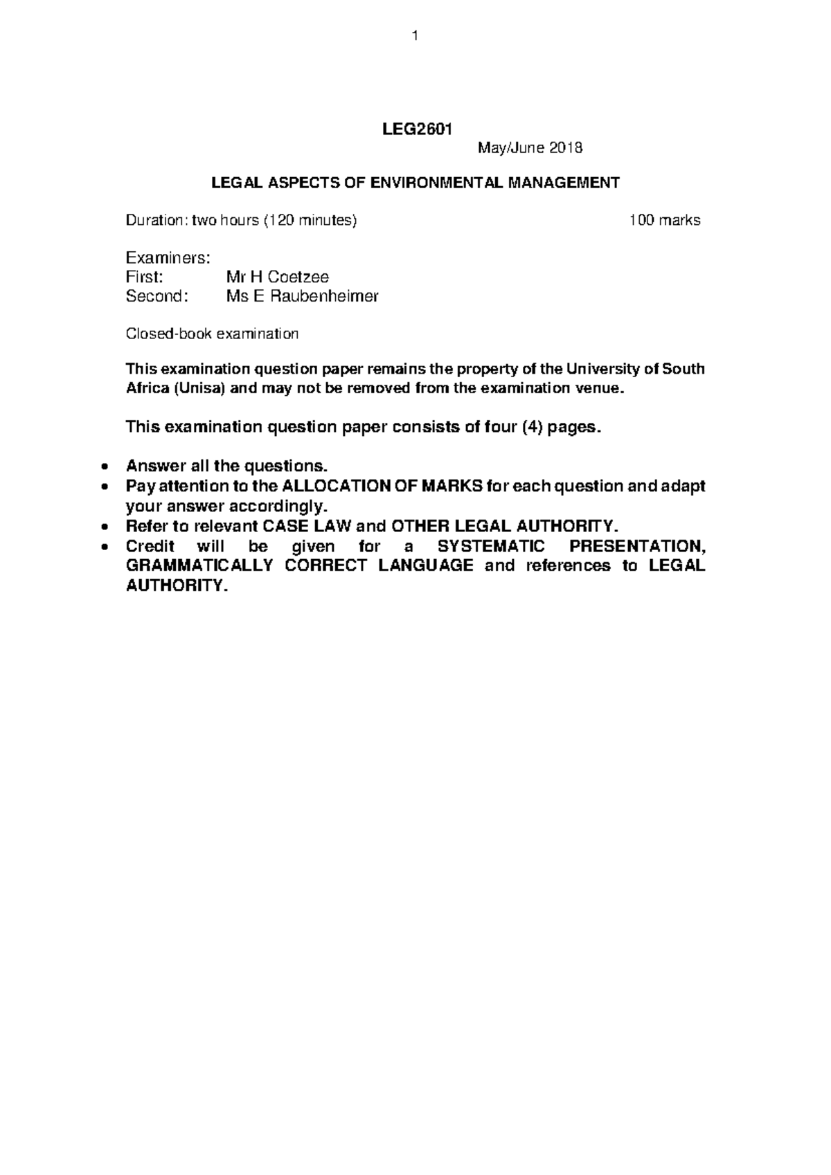 4 5816507985148512047_ Memo for assignments 1 and 2 - LEG May/June 2018 ...