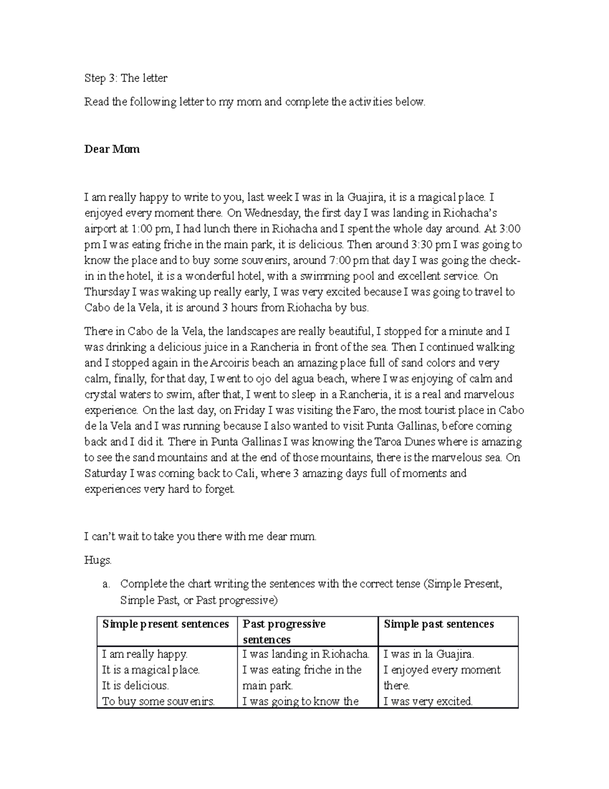 Step 3 Tarea Step 3 The Letter Read The Following Letter To My Mom step-3-tarea-step-3-the-letter-read-the-following-letter-to-my-mom