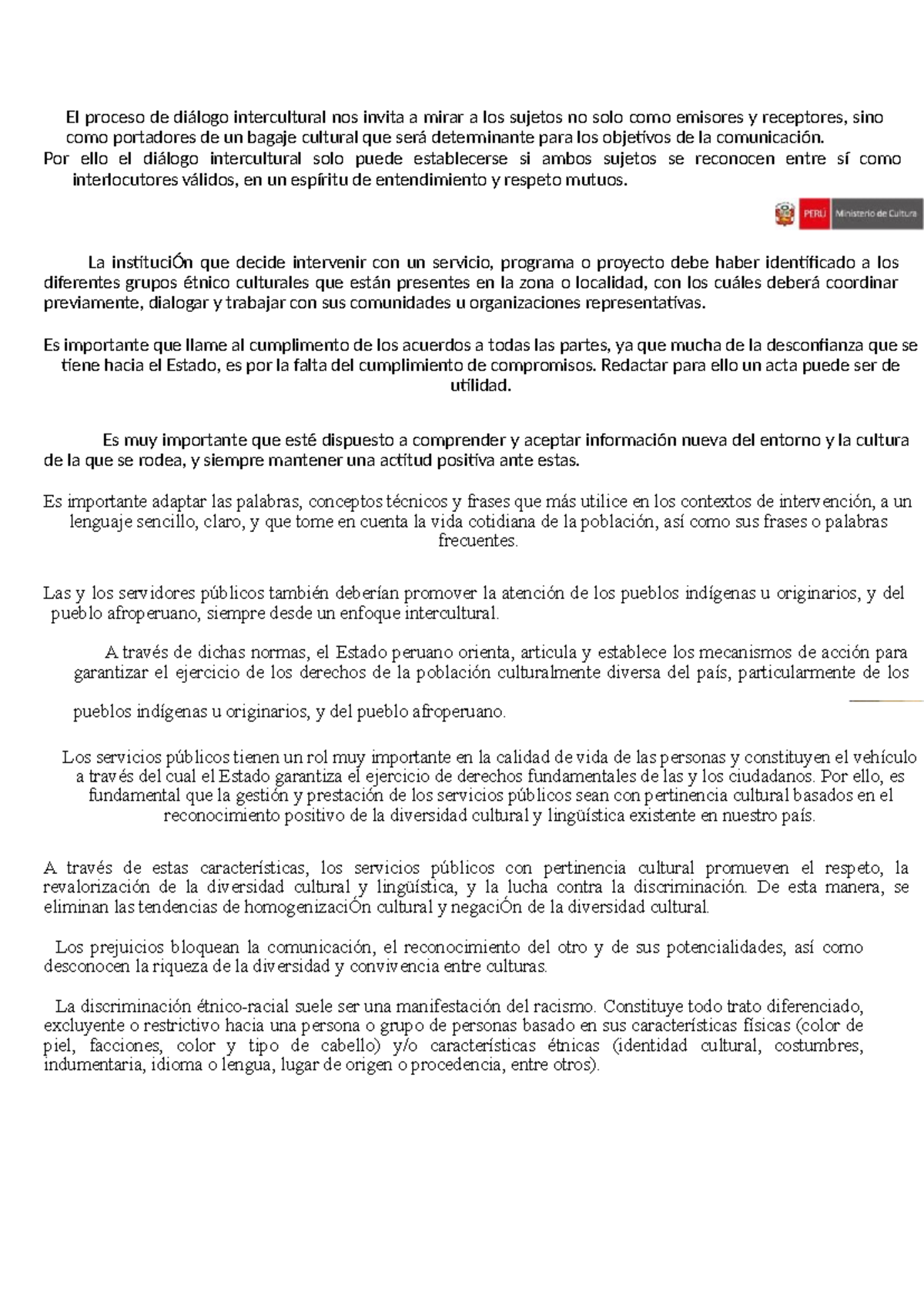 Ccc - tesis infores - El proceso de diálogo intercultural nos invita a ...