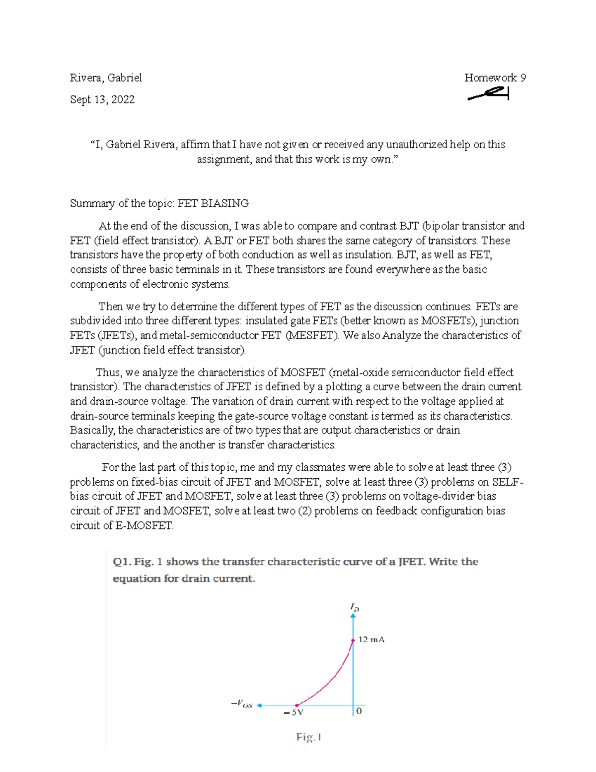 Rivera, Gabriel ECE 201A As8 - Rivera, Gabriel Homework 9 Sept 13, 2022 ...