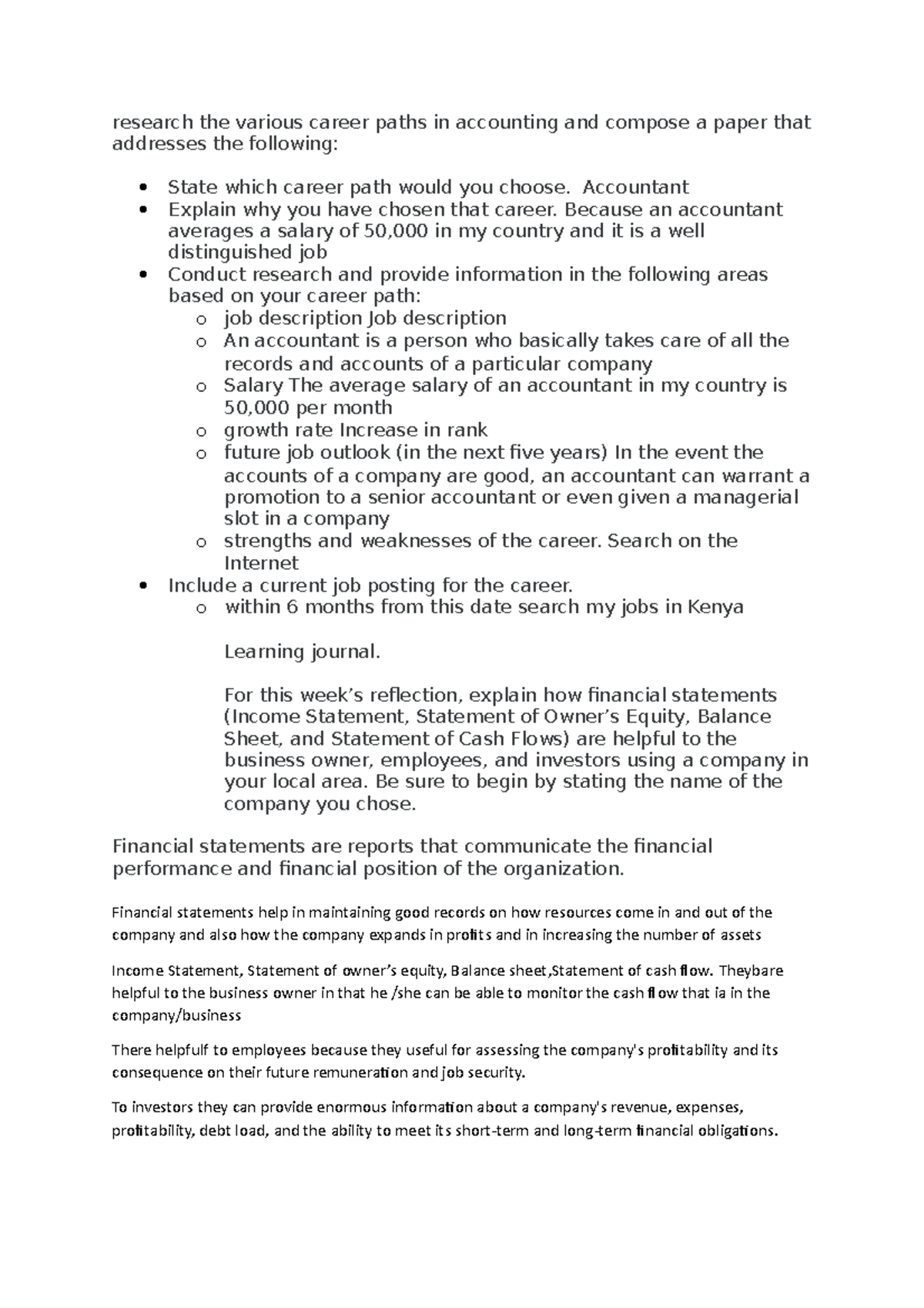 Ba reaserch week one - A rough draft of the assignment to give ...