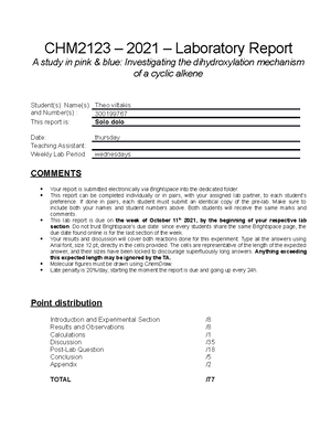 CHM2123 2022 Polarimetry Report 300269913 - CHM 2123 –2022 – Report ...