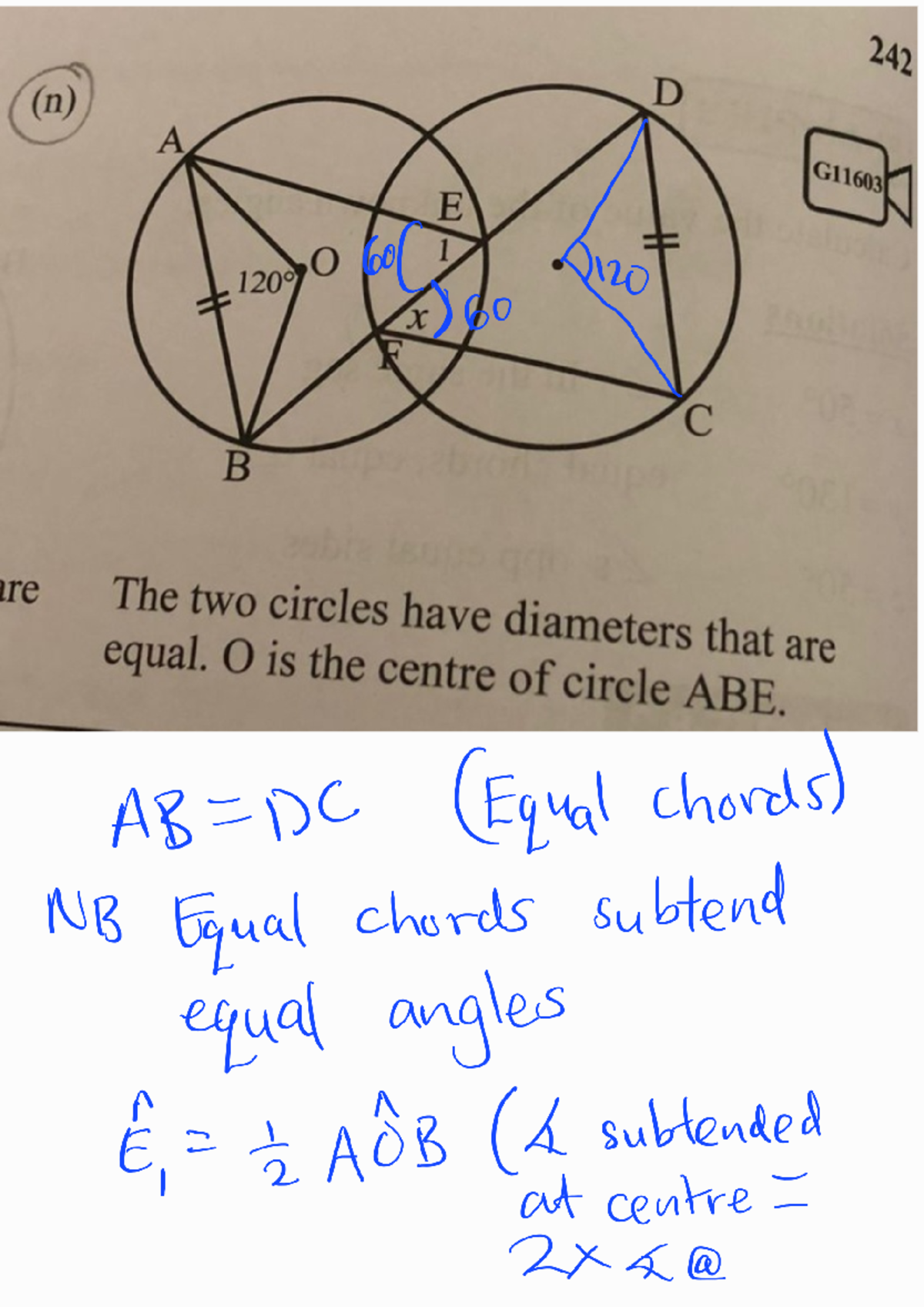 Euclidean Geometry practice 240801 113519 - 242 (n) D A G11603 E 60 1 ...