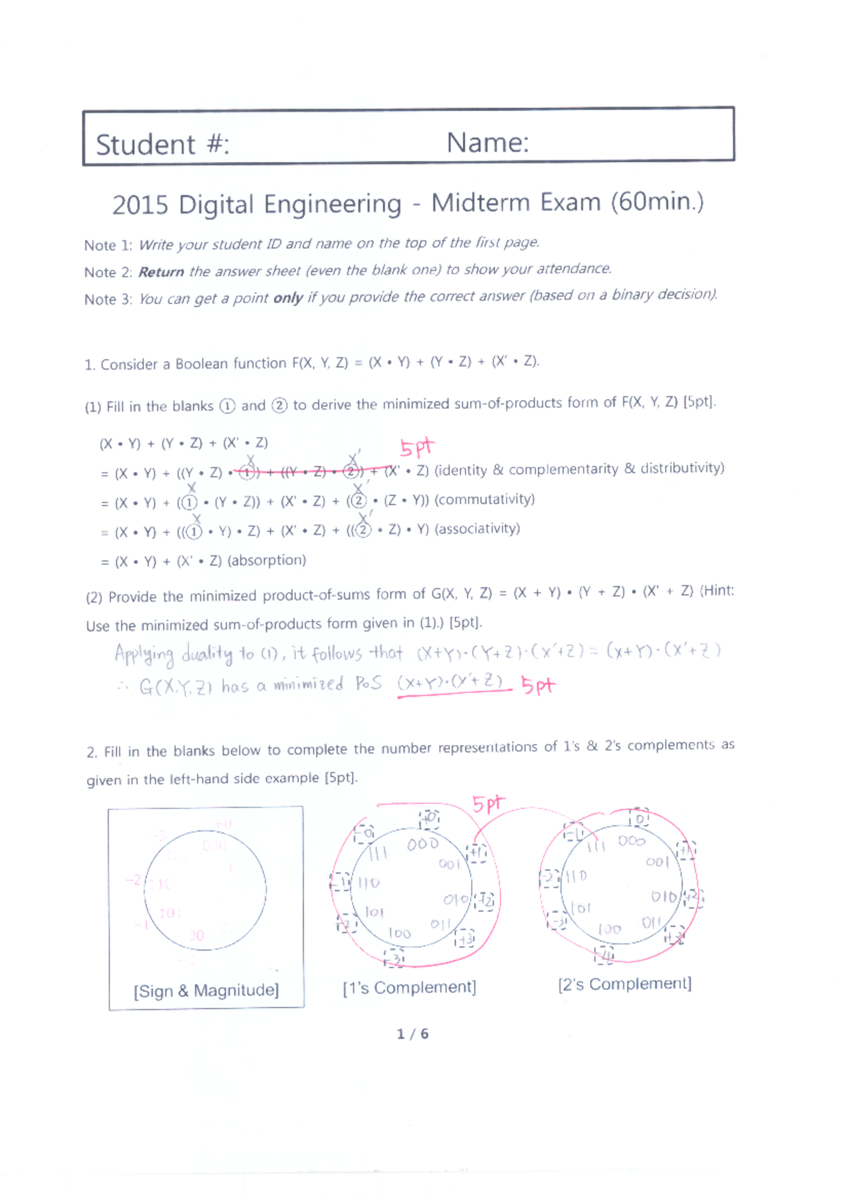 Midterm 2015 - circuit theory Irwin 11th 1ch sollution - 회로 이론 - Studocu