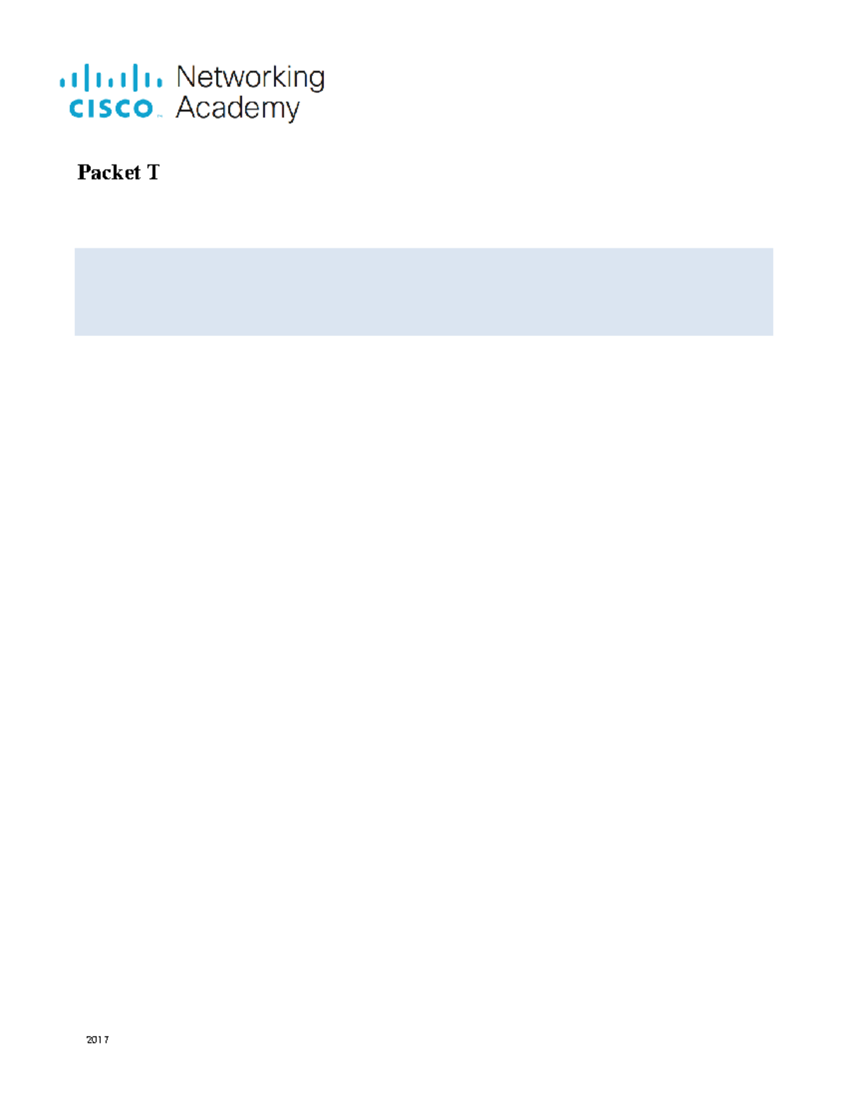 12 6 1 Packet Tracer Troubleshooting Challenge Document The Network Addressing Table