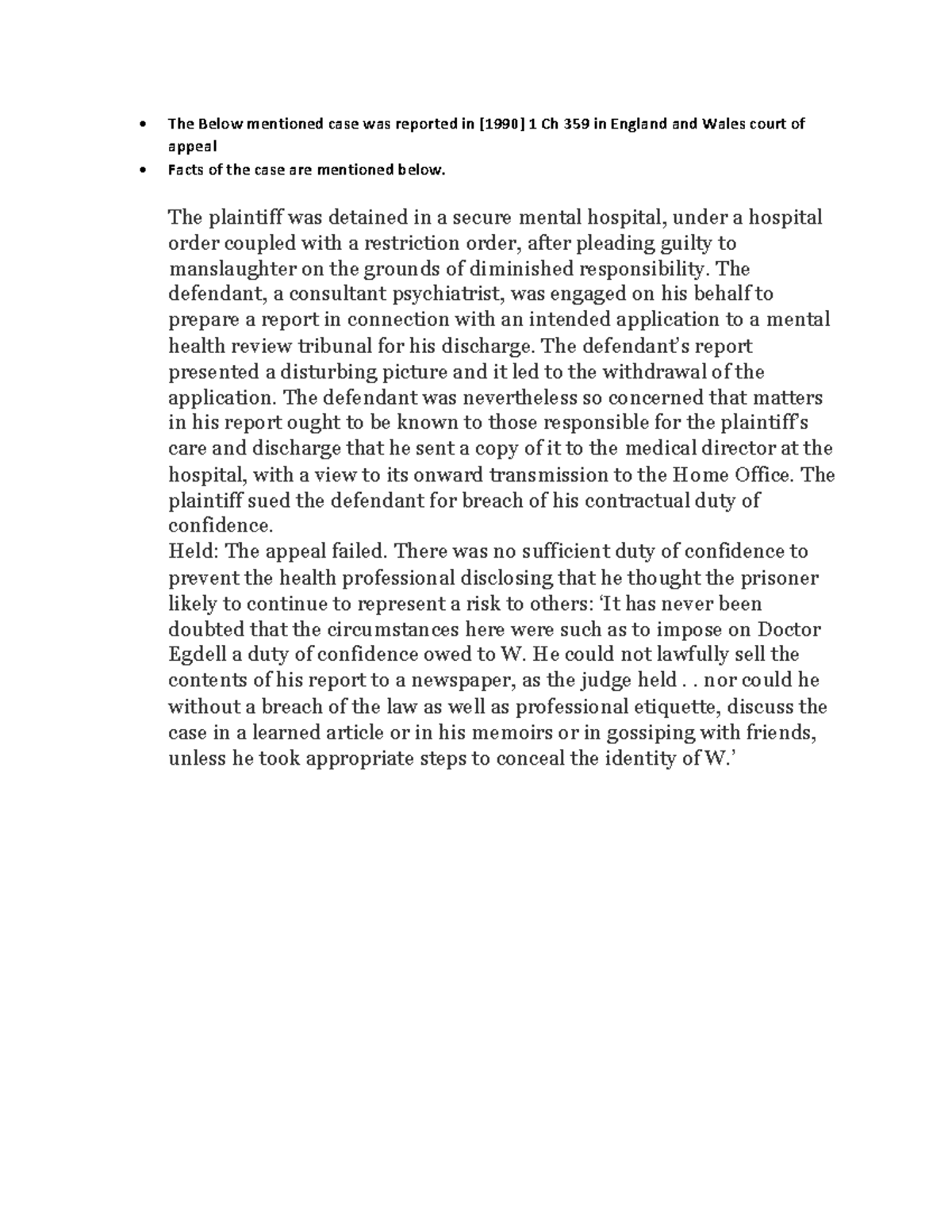 Hibba - ... - • The Below mentioned case was reported in [1990] 1 Ch ...