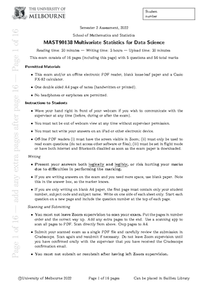 Lab Week 2 - LAB - MAST90138 Week 2 Lab Goals: Get familiar withR ...