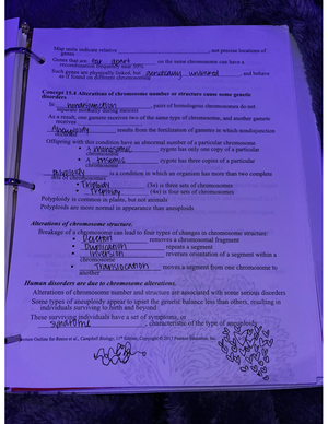 27 - biology lecture notes - BIO1134 - Studocu