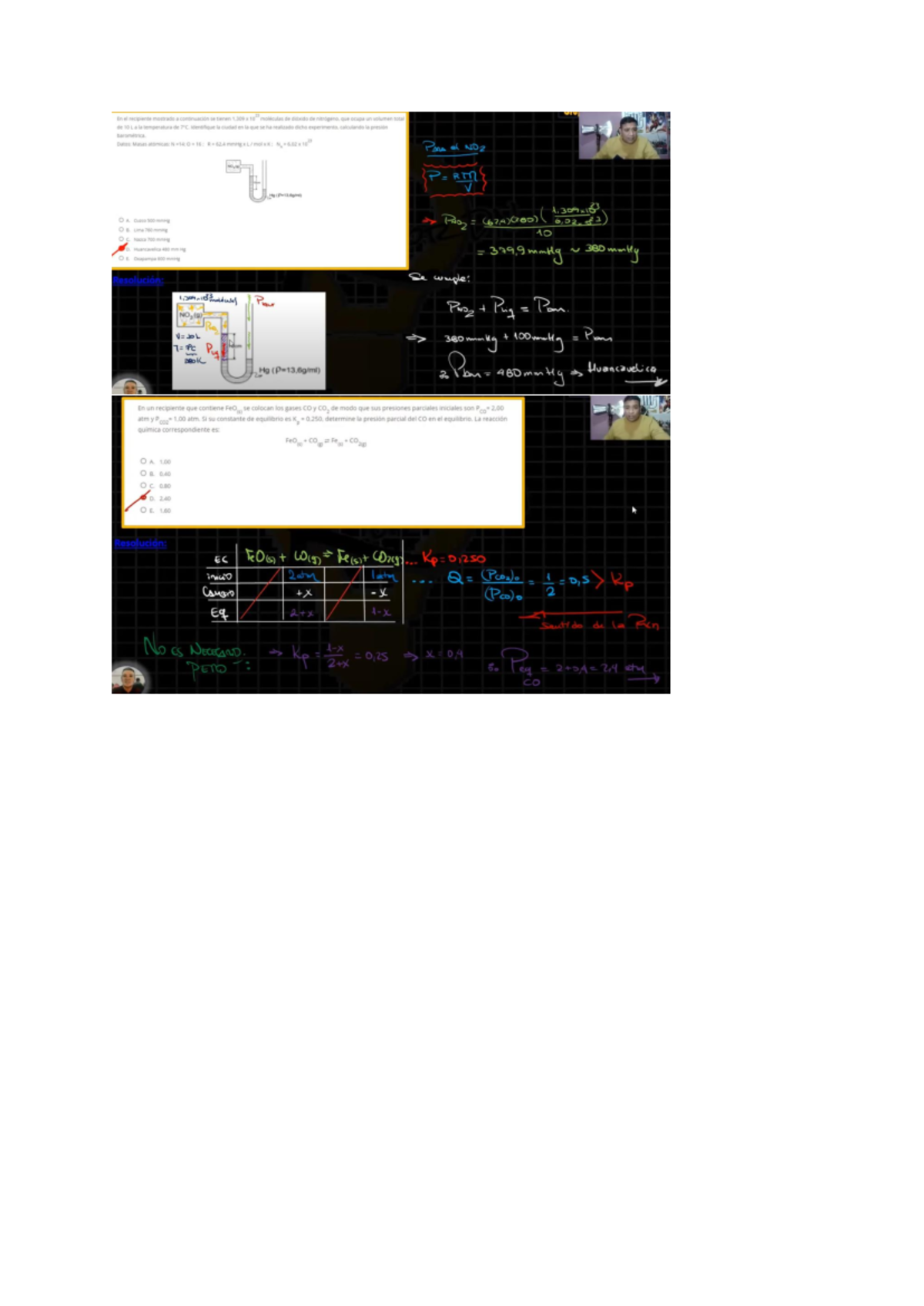SOLU Quimica 5 PC 2022 2 - hrt - Examen CEPREUNI - Studocu