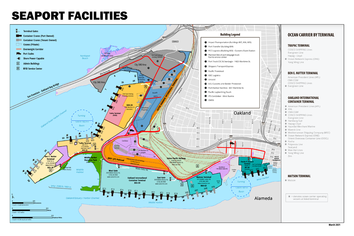 Seaport Map Facilities AUG2021 - SEAPORT FACILITIES Terminal Gates ...