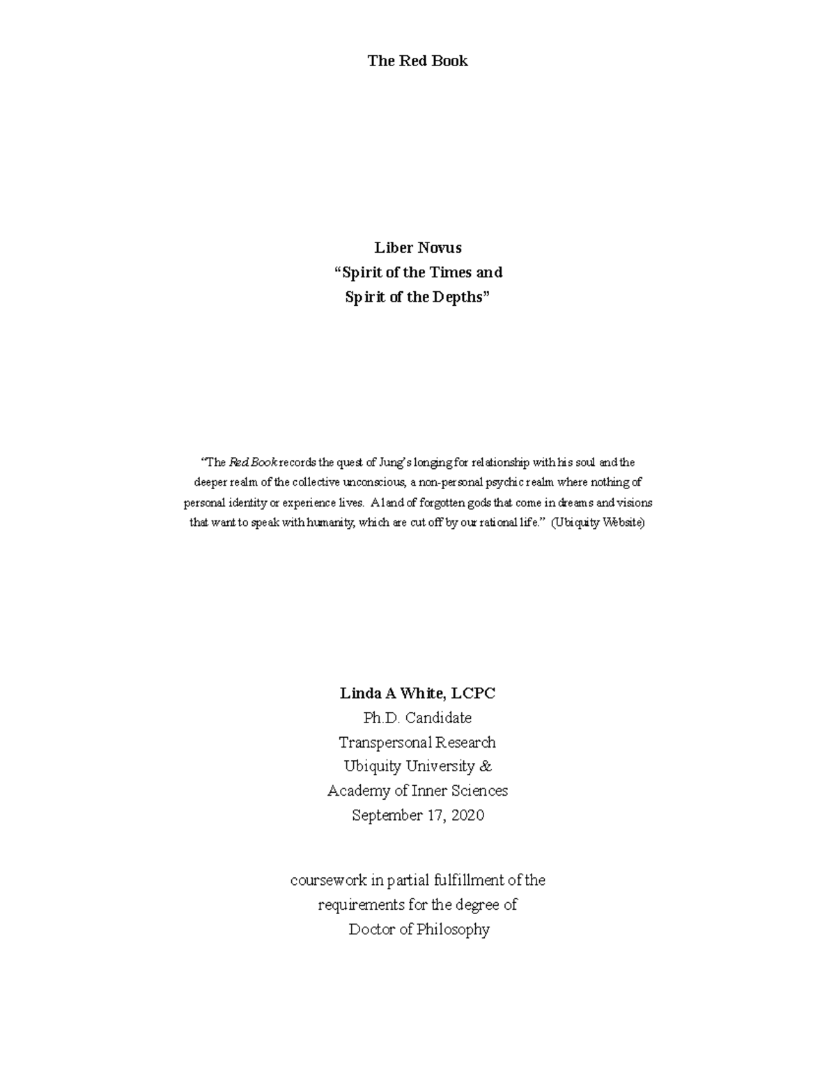 The Red Book by Carl Jung - Liber Novus “Spirit of the Times and Spirit ...