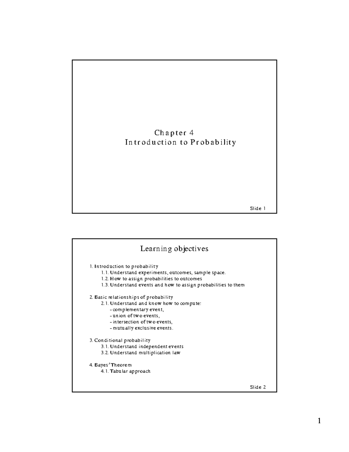 Ch04 - Statistics & Probalility - Chapter 4 Introduction to Probability ...