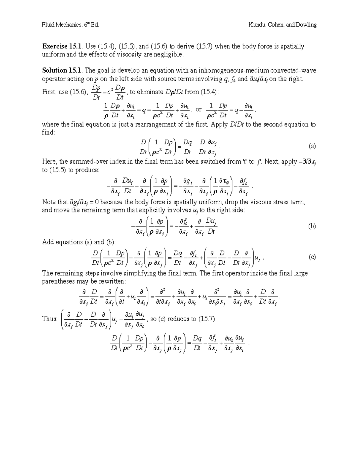 Dokumen - As soluções dos capítulos do livro Kundu, sugeridos no final ...