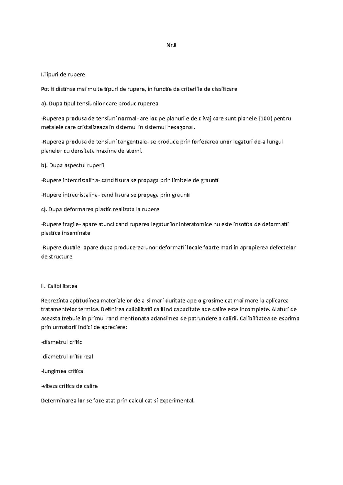 Examen 10 Iulie 2017, întrebări și răspunsuri - Nr. I de rupere Pot fi ...