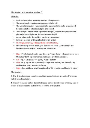 Lecture 6 - Types of morphology part 2 - Morphology lecture 6 ...
